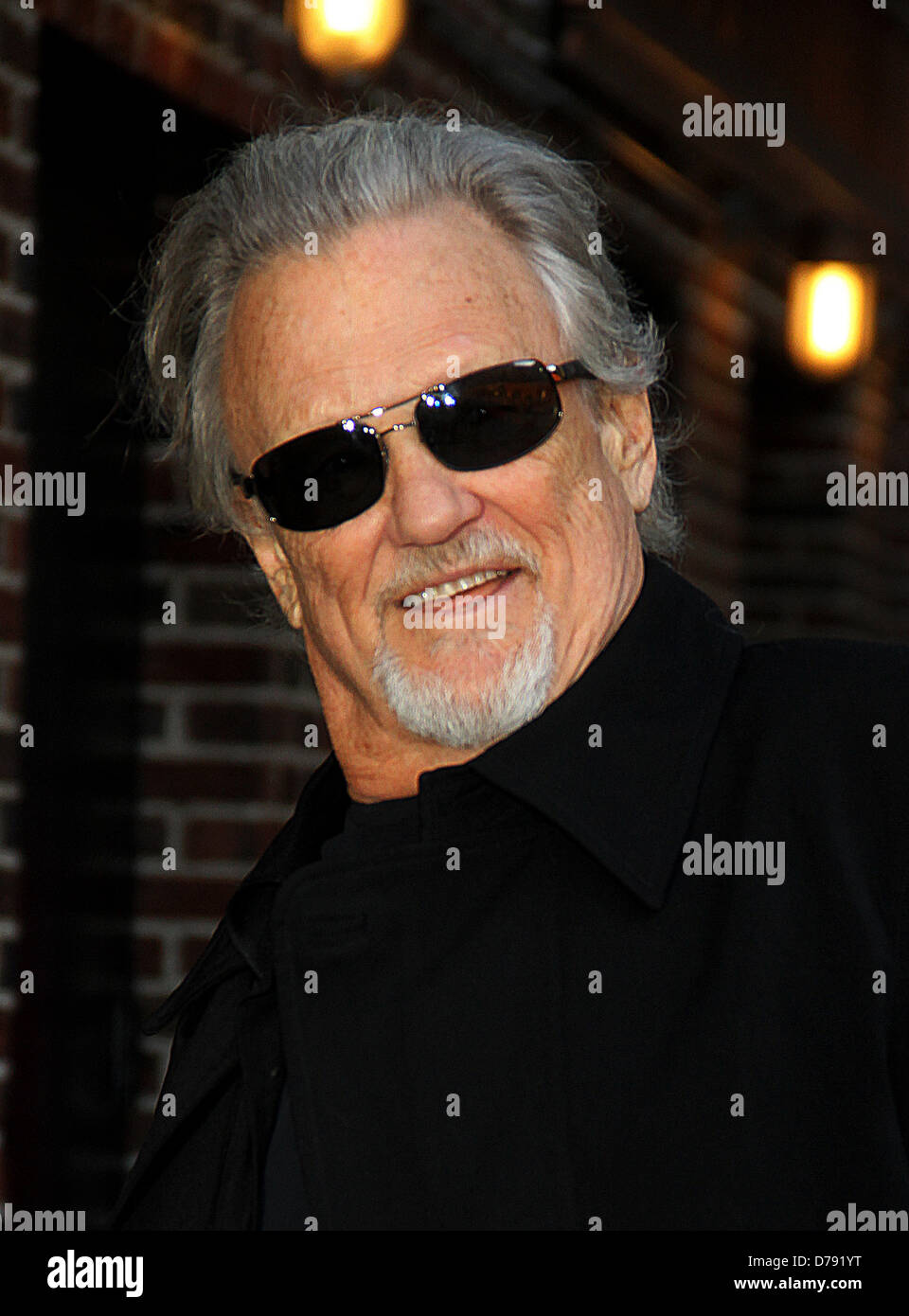 Kris Kristofferson, at the Ed Sullivan Theater for the 'Late Show With ...