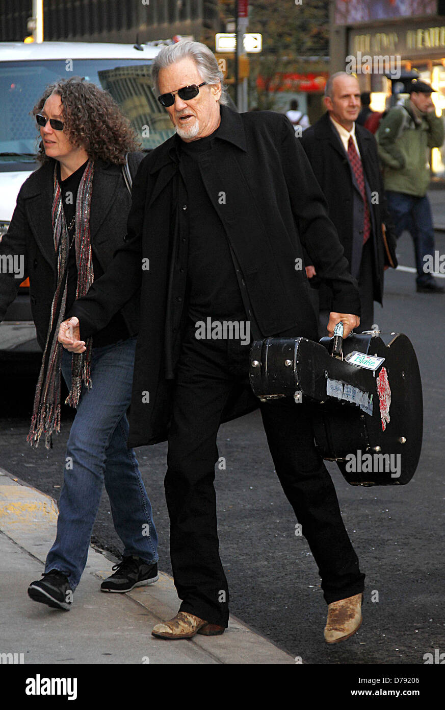 Kris Kristofferson, at the Ed Sullivan Theater for the 'Late Show With ...
