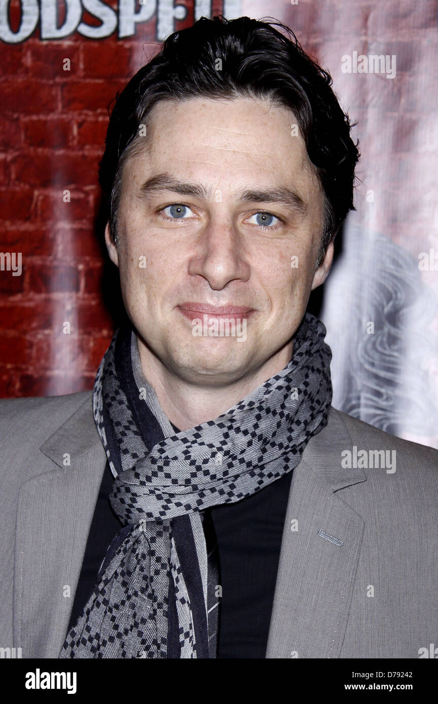 Zach Braff Opening night of the Broadway musical production 'Godspell ...