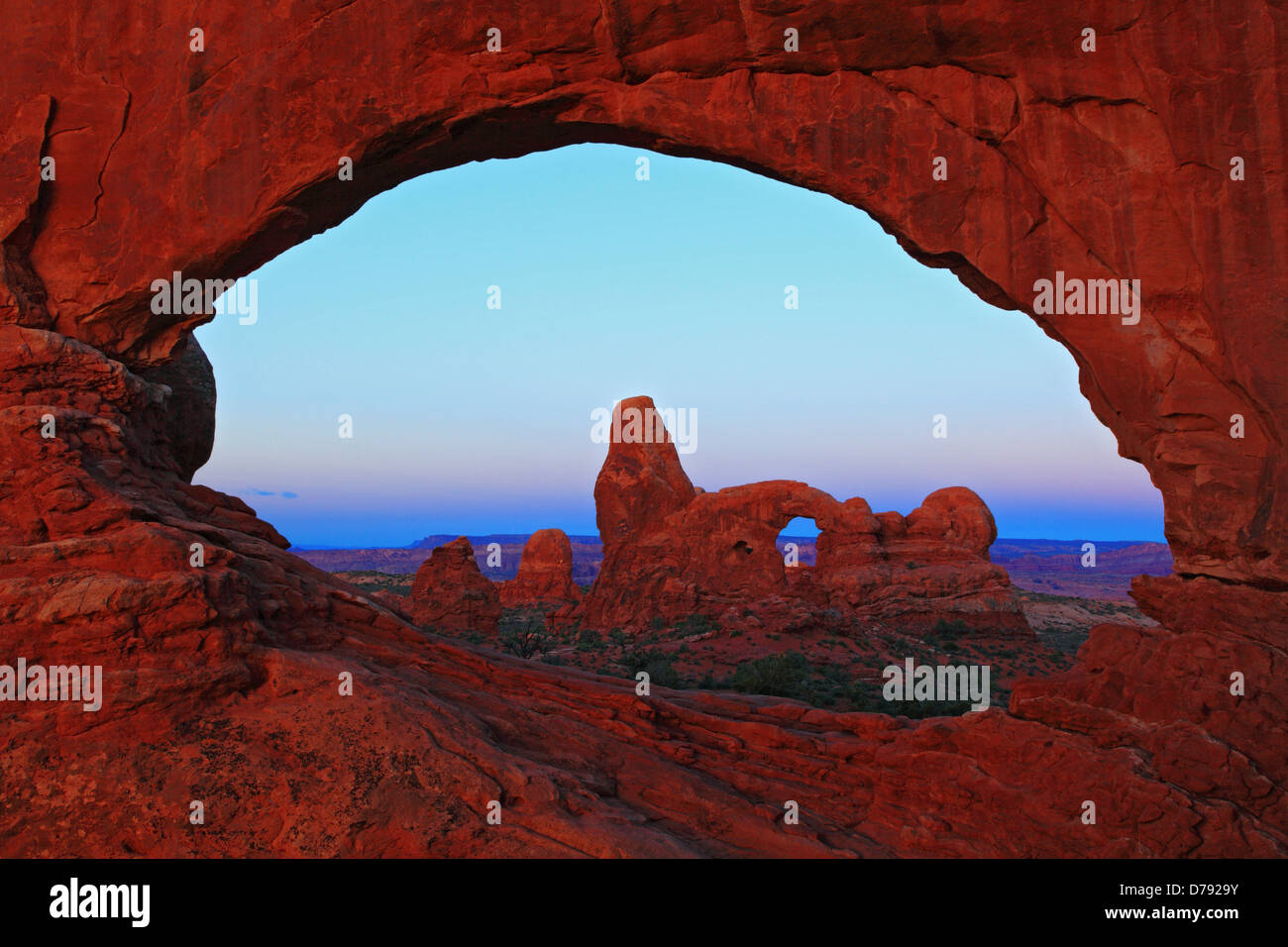Sunrise Seen Through North Window Stock Photo - Alamy