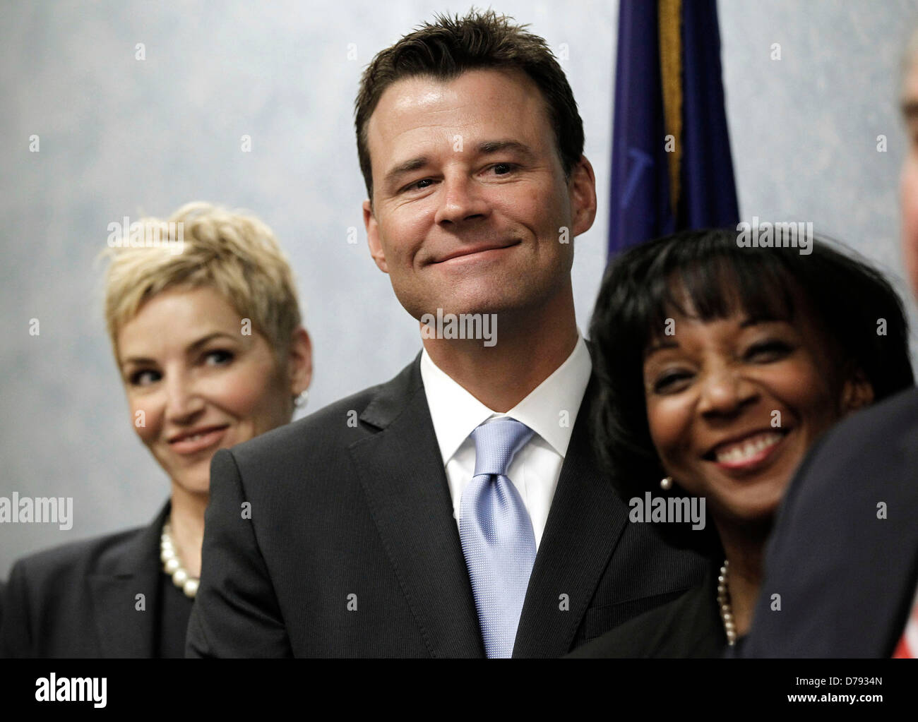 Deputy District Attorney David Walgren, center, and Deputy District ...