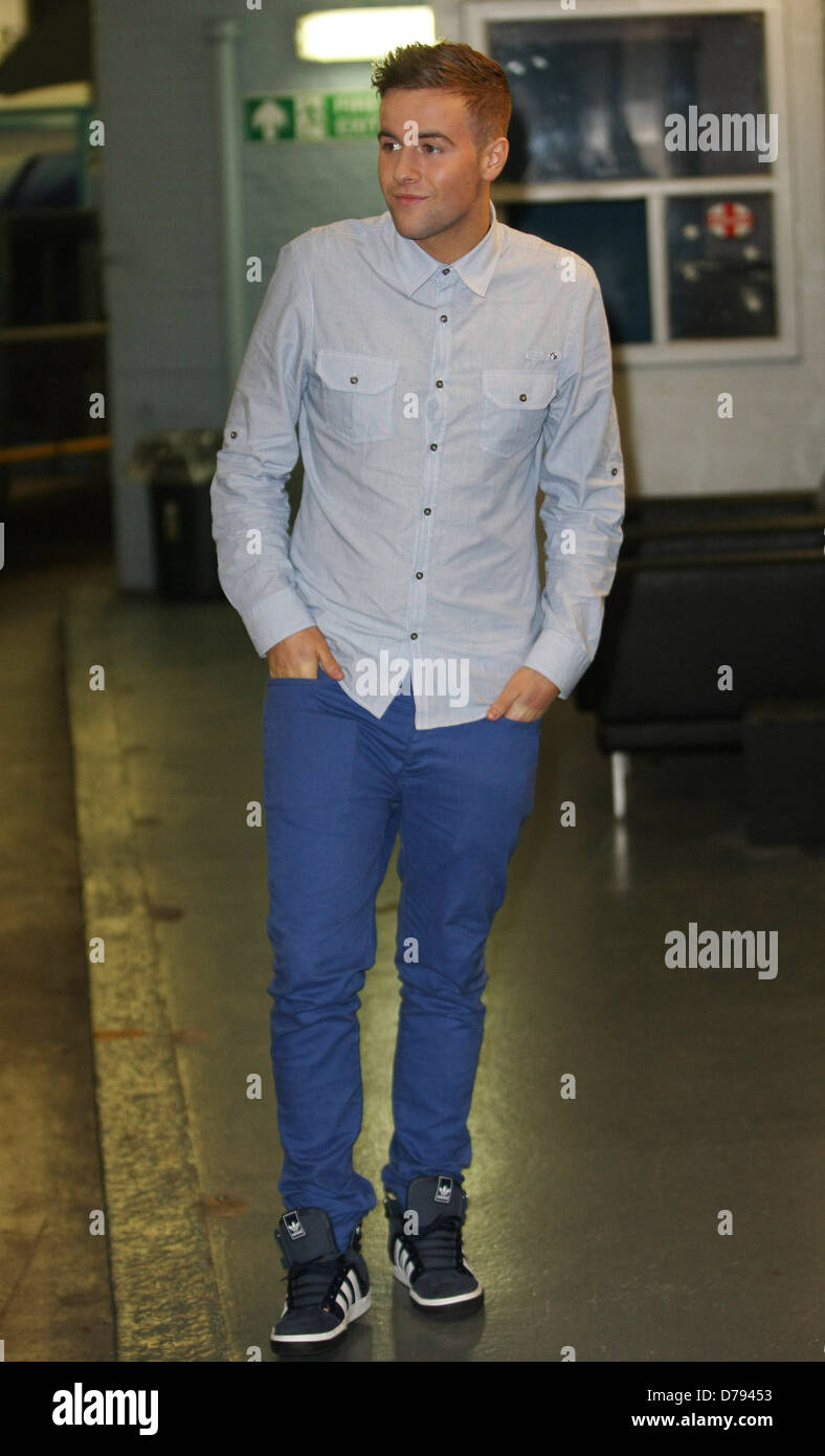 Andrew Merry of The Risk at the ITV studios London, England - 07.11.11 ...