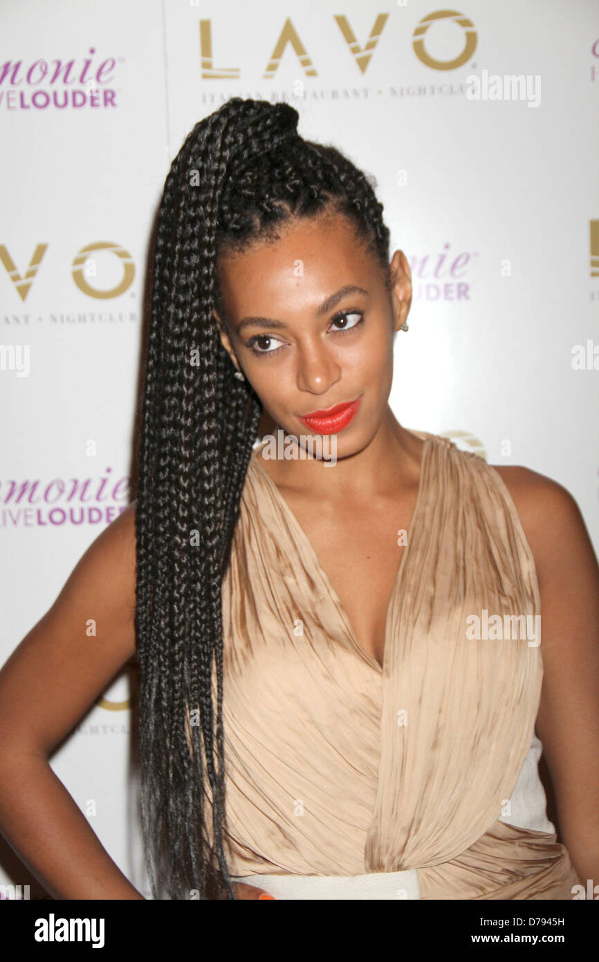 Solange Knowles celebrates her birthday at LAVO nightclub inside The ...