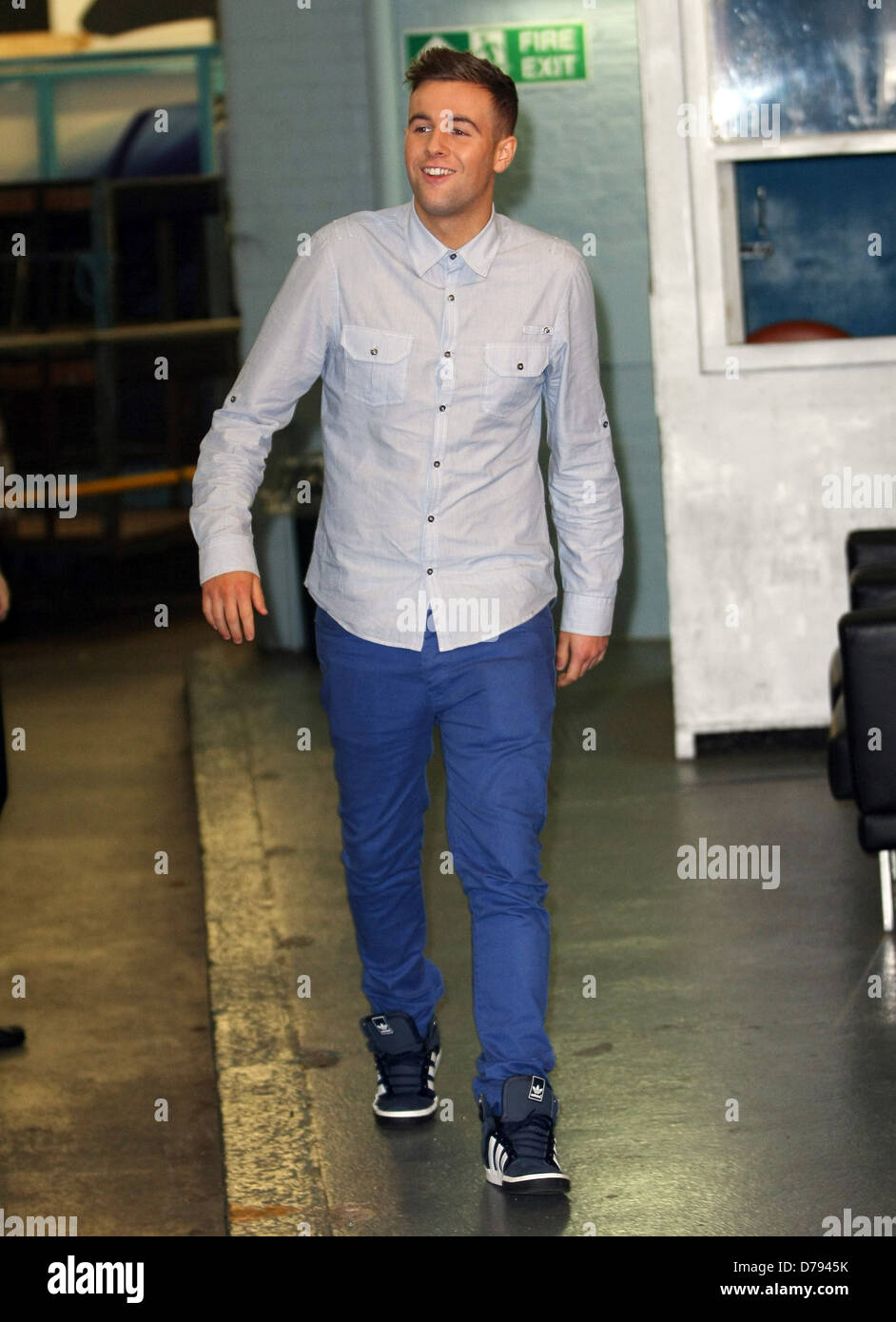 Andrew Merry of The Risk at the ITV studios London, England - 07.11.11 ...