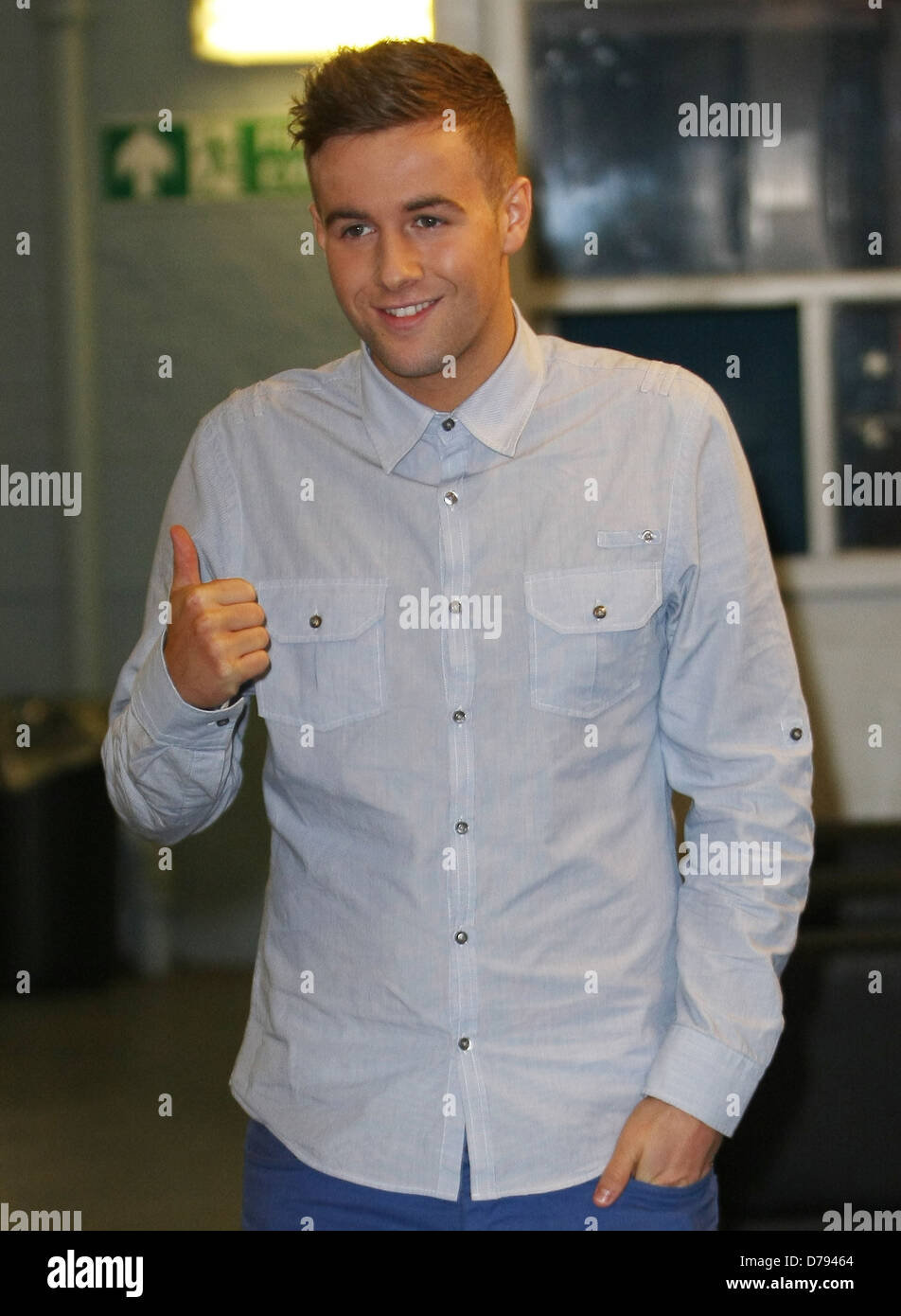 Andrew Merry of The Risk at the ITV studios London, England - 07.11.11 ...