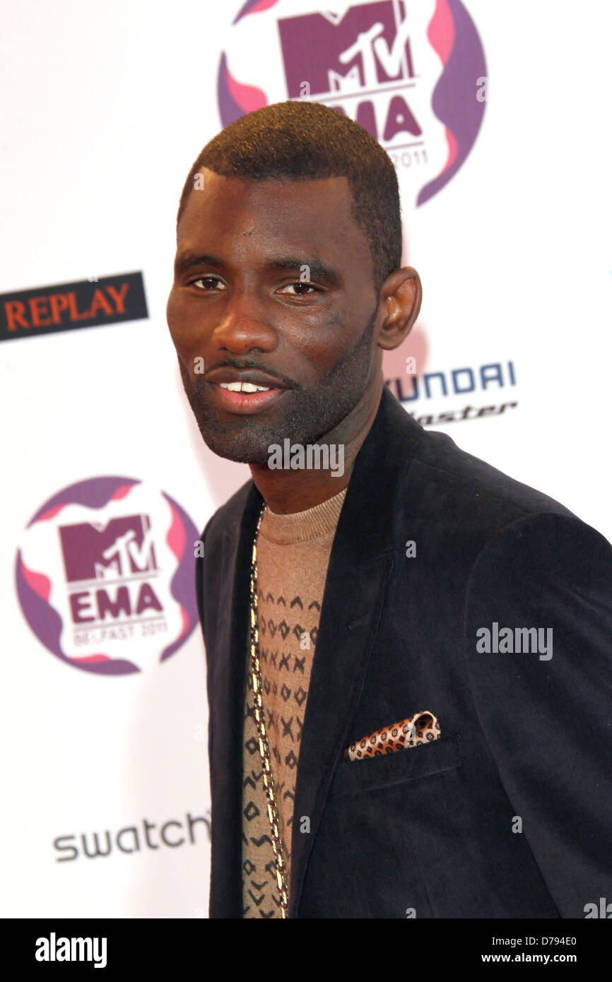British rapper Jermaine Scott aka "Wretch 32", The MTV Europe Music ...