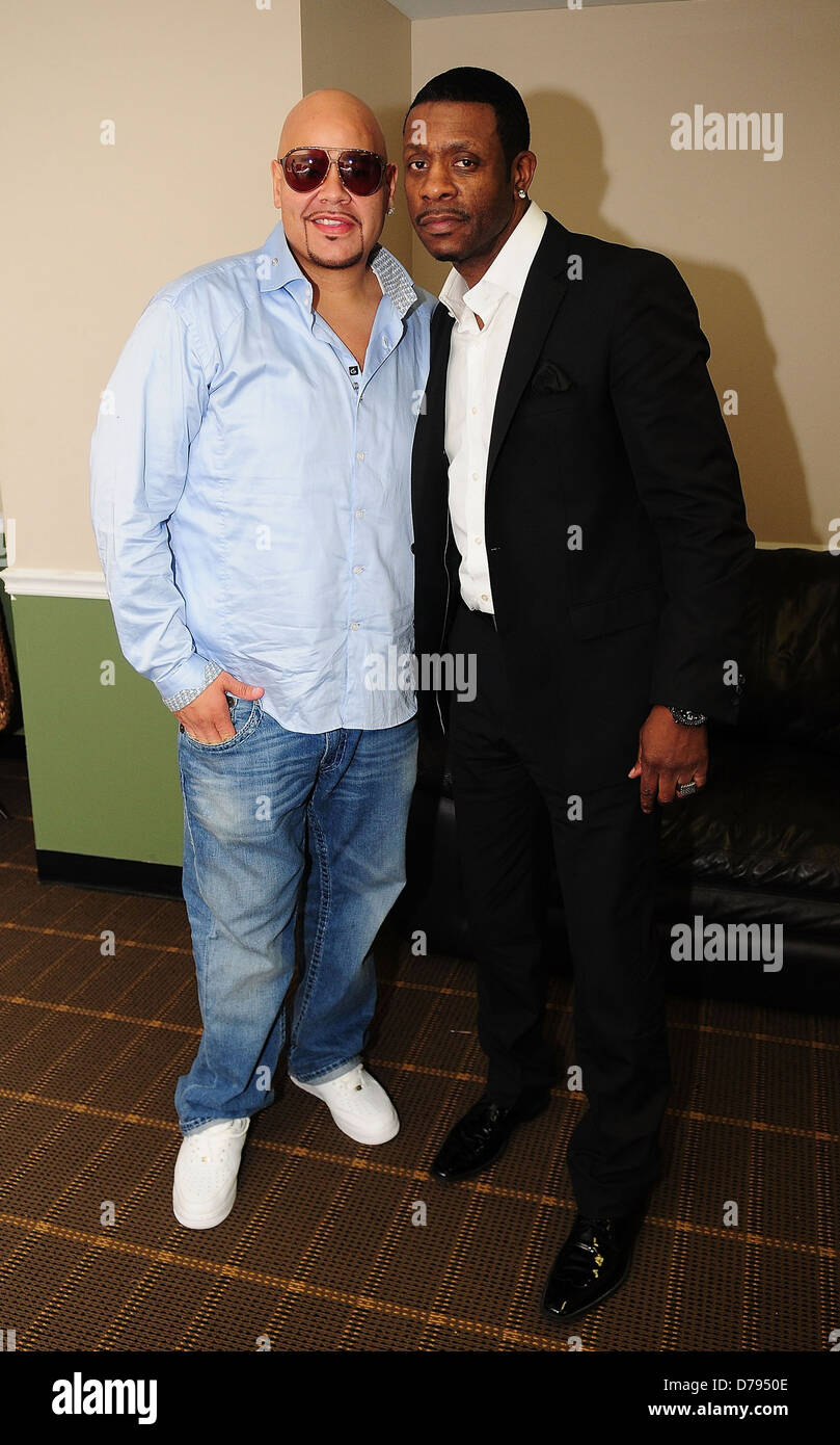 Fat Joe and Keith Sweat backstage during Best of the ’90s Concert held ...
