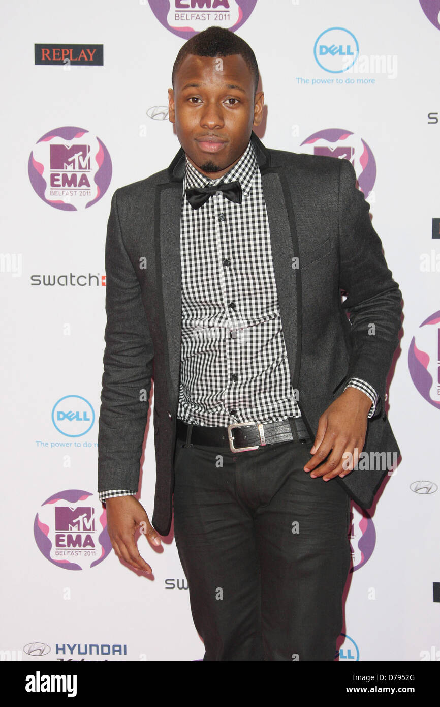 Starboy Nathan aka Nathan Fagan-Gayle The MTV Europe Music Awards 2011 ...