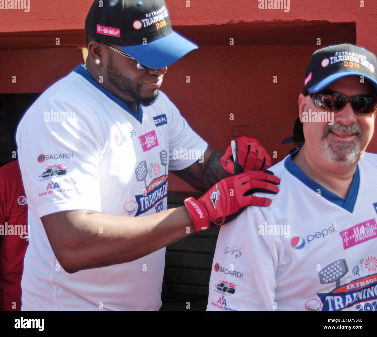 David Ortiz Former major league baseball player, Carlos Delgado ...