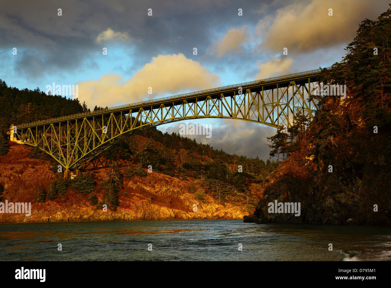 Deception Pass Bridge Stock Photo - Alamy