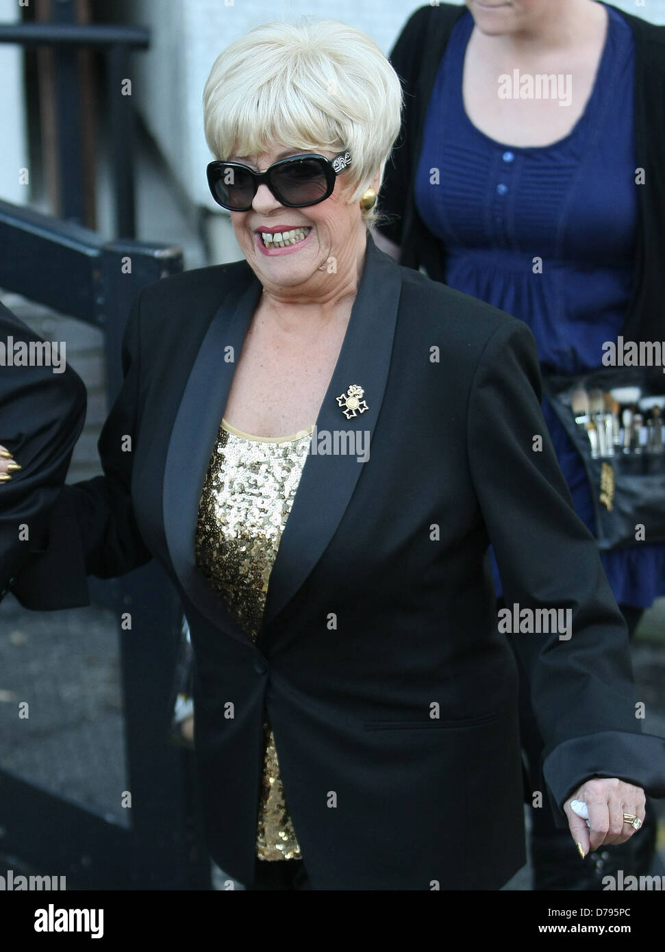 Julie Goodyear at the ITV studios London, England - 09.12.11 Stock ...
