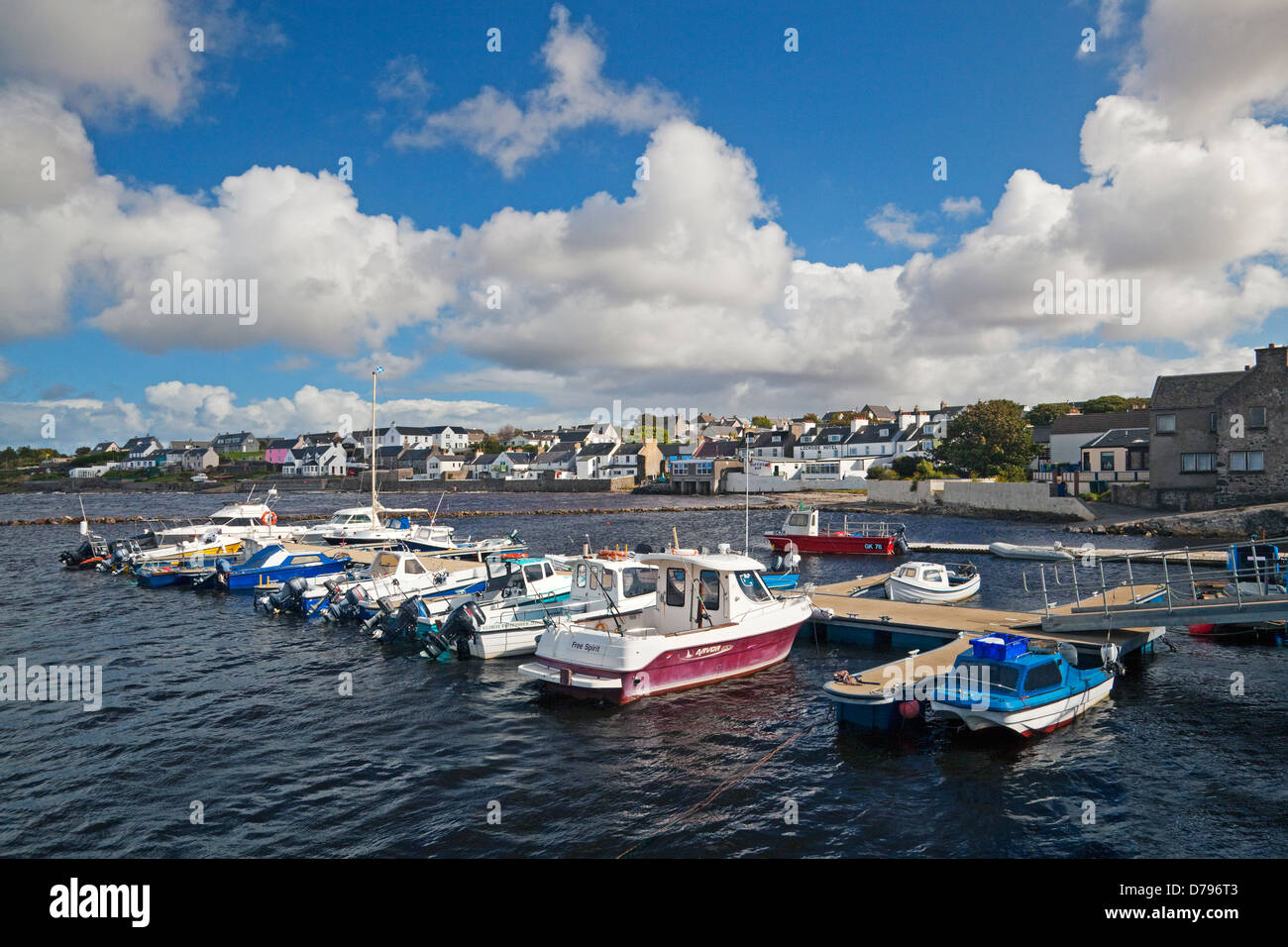 Bowmore Harbour on the Isle of Islay Stock Photo - Alamy