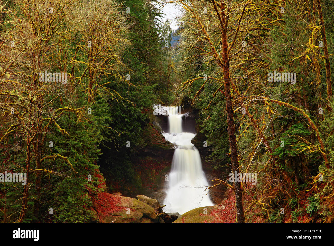 Snoqualmie falls color hi-res stock photography and images - Alamy