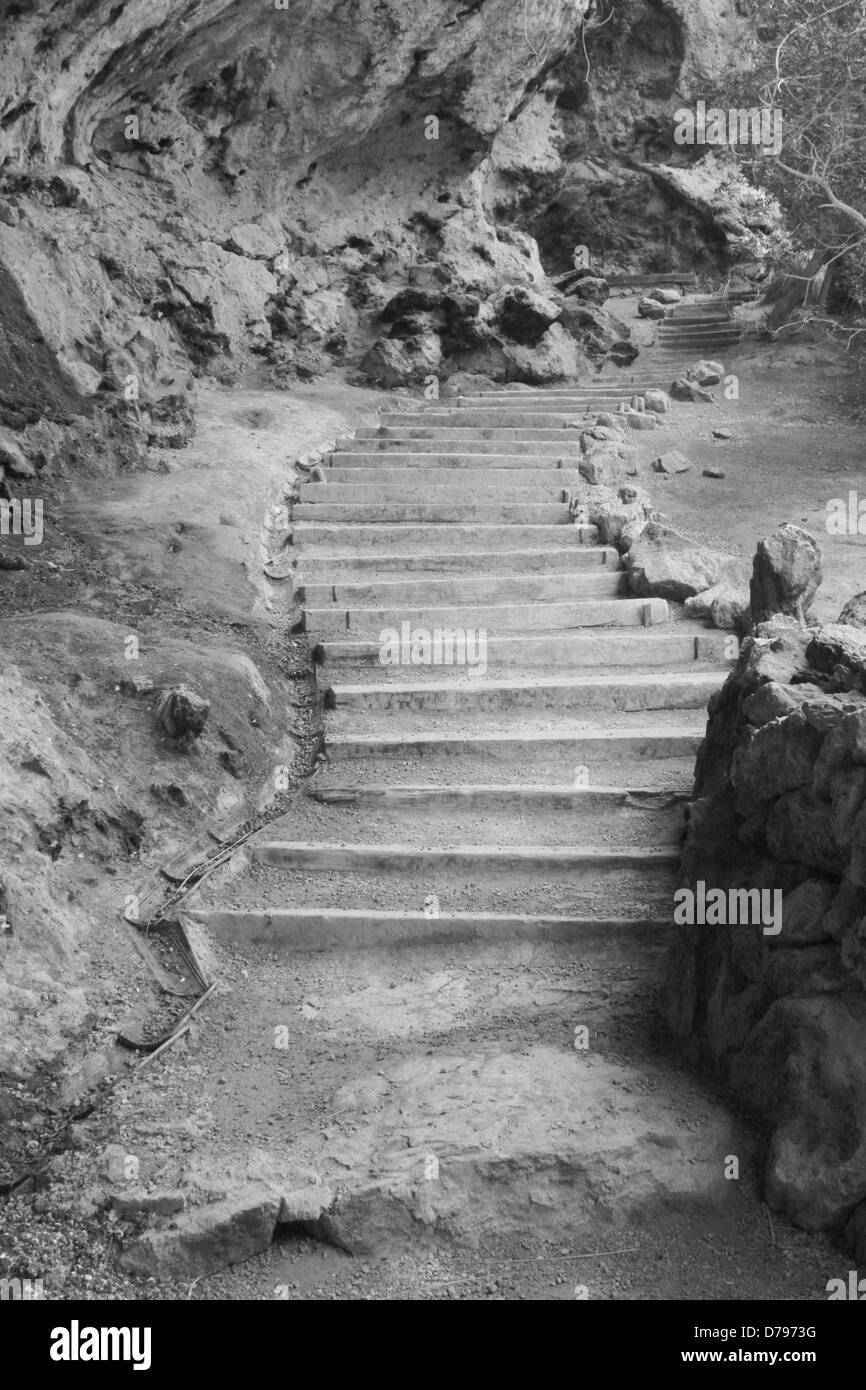Rocky staircase hi-res stock photography and images - Alamy