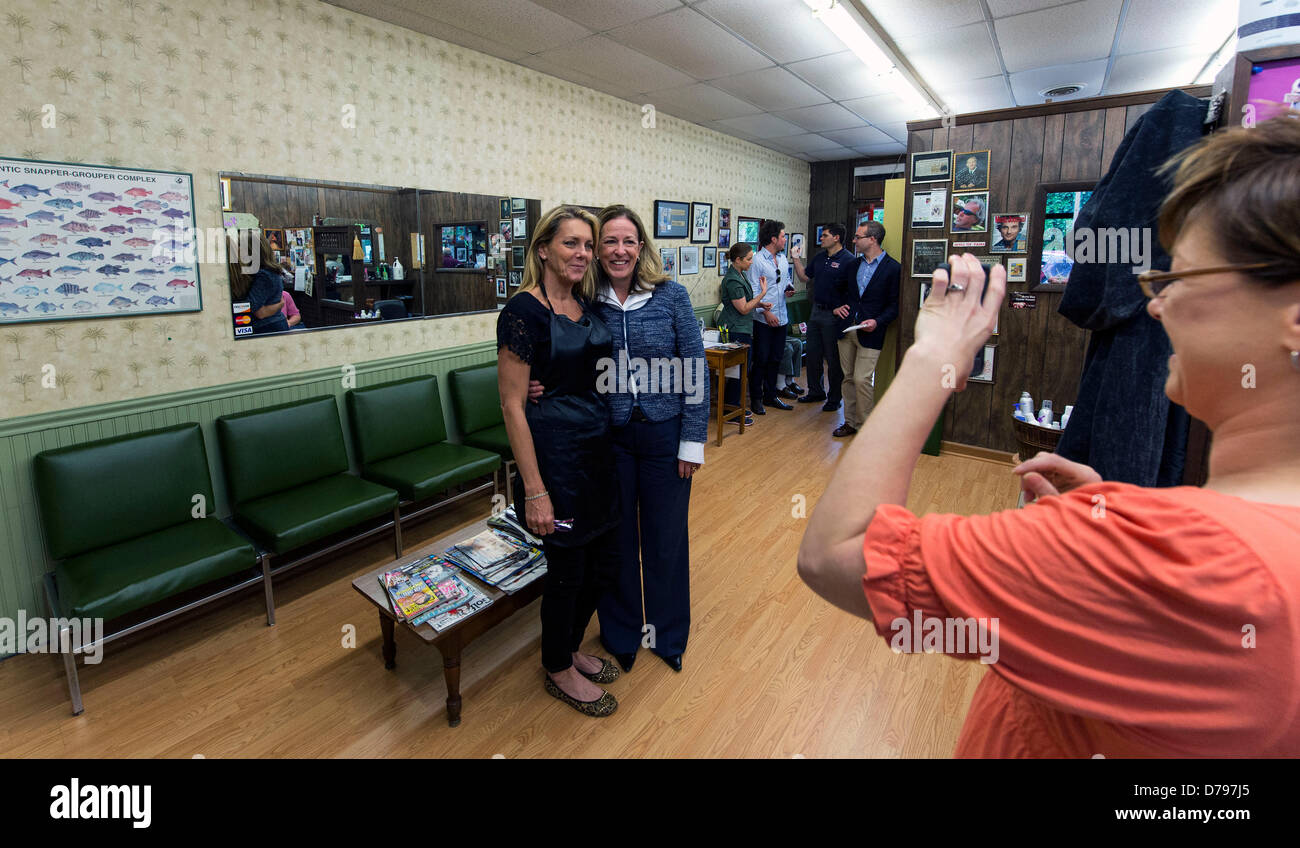 Charleston, South Carolina, USA. 1st May 2013. ELIZABETH COLBERT BUSCH ...