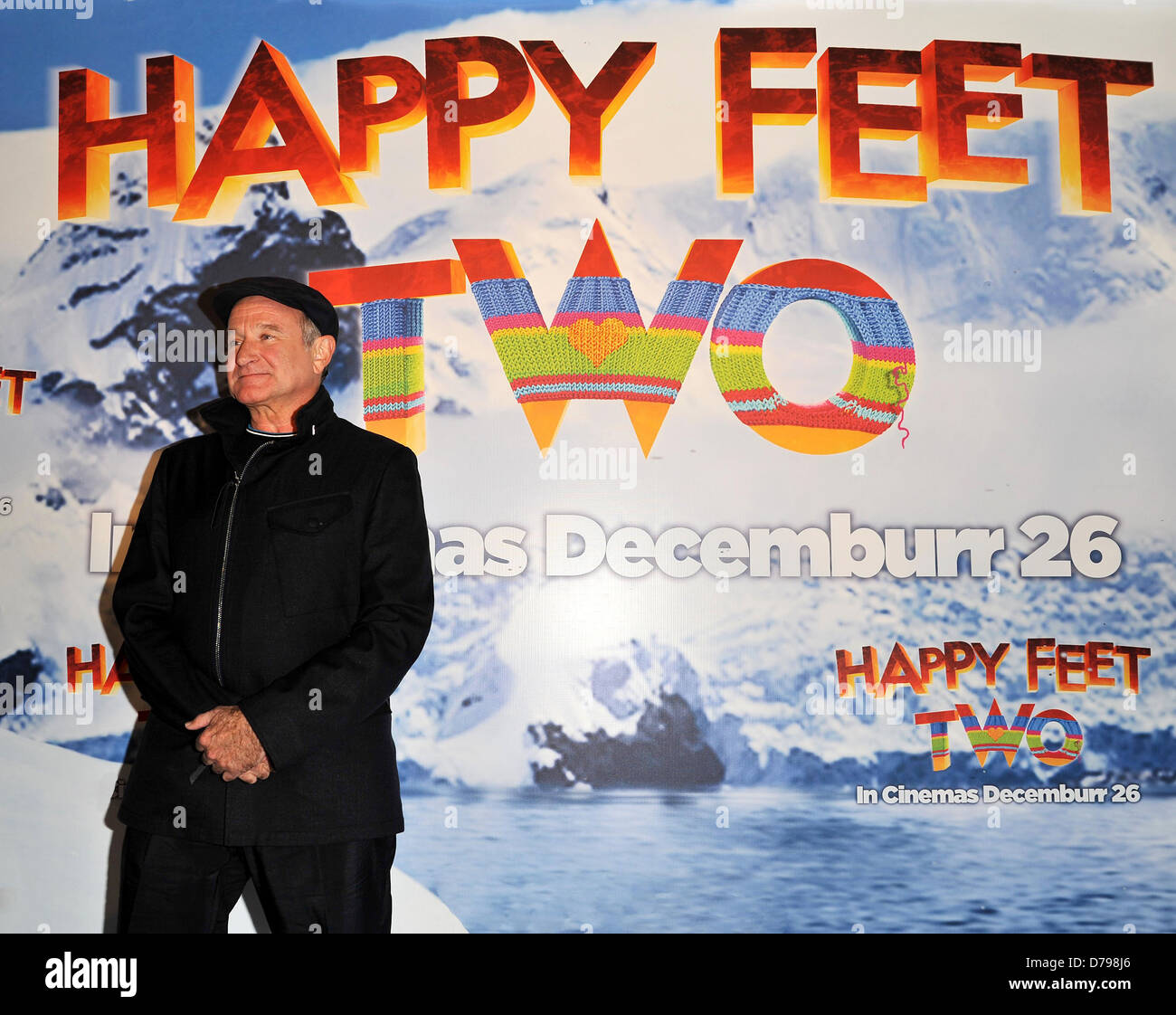 Robin Williams Happy Feet 2 Australian Premiere At Hoyts Cinema Sydney Australia 041211