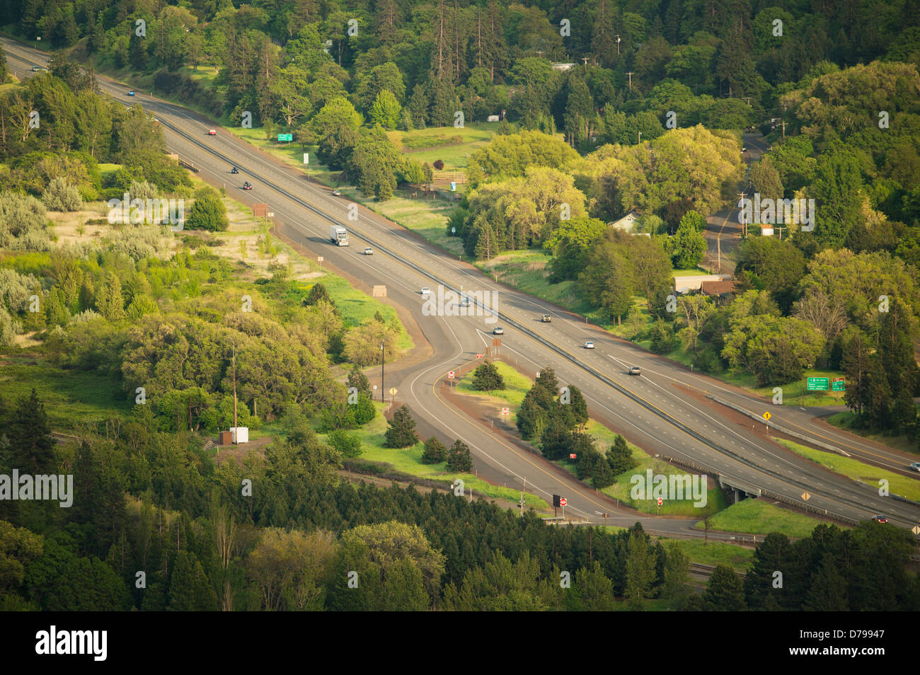 Interstate highways rowena hi-res stock photography and images - Alamy