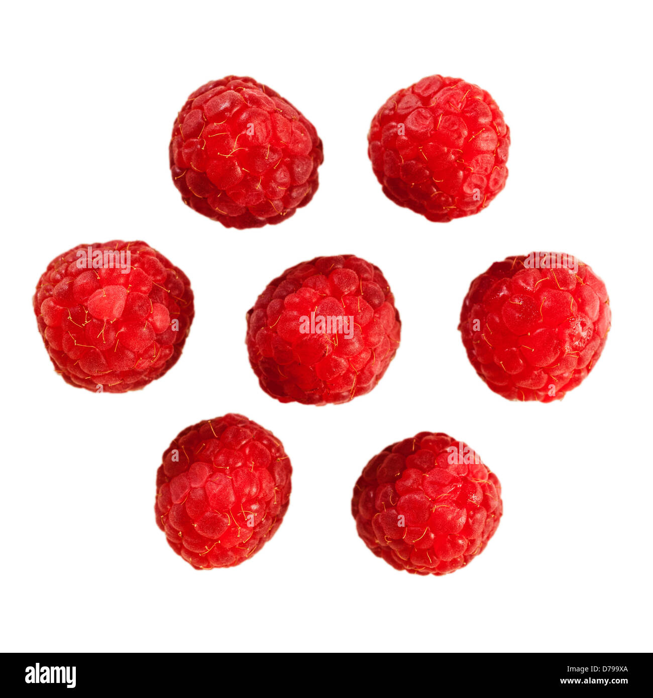 Raspberries Cut Out Stock Images & Pictures - Alamy