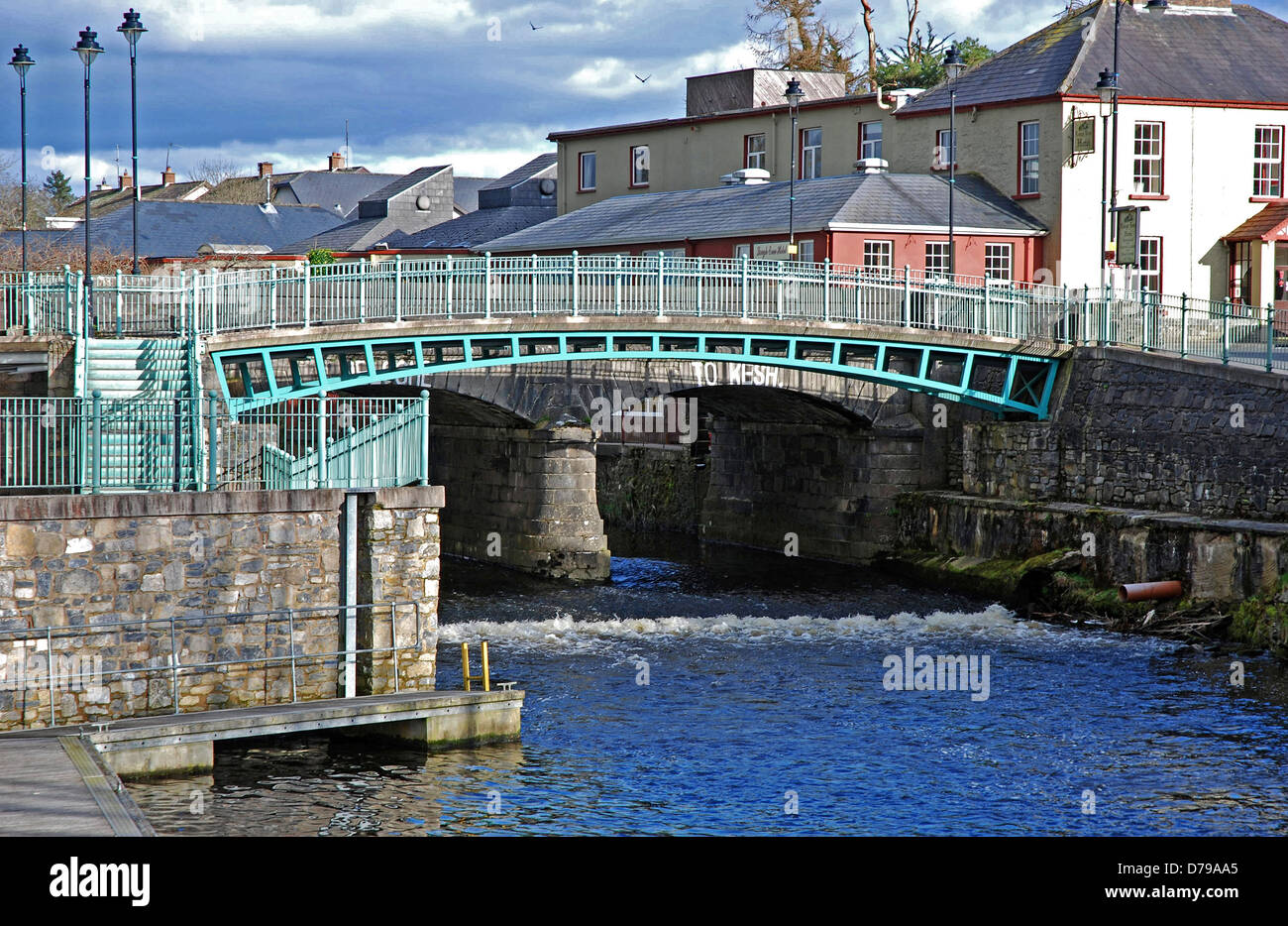 Cast Iron Bridge, Kesh. Lower Lough Erne, County Fermanagh, Northern ...