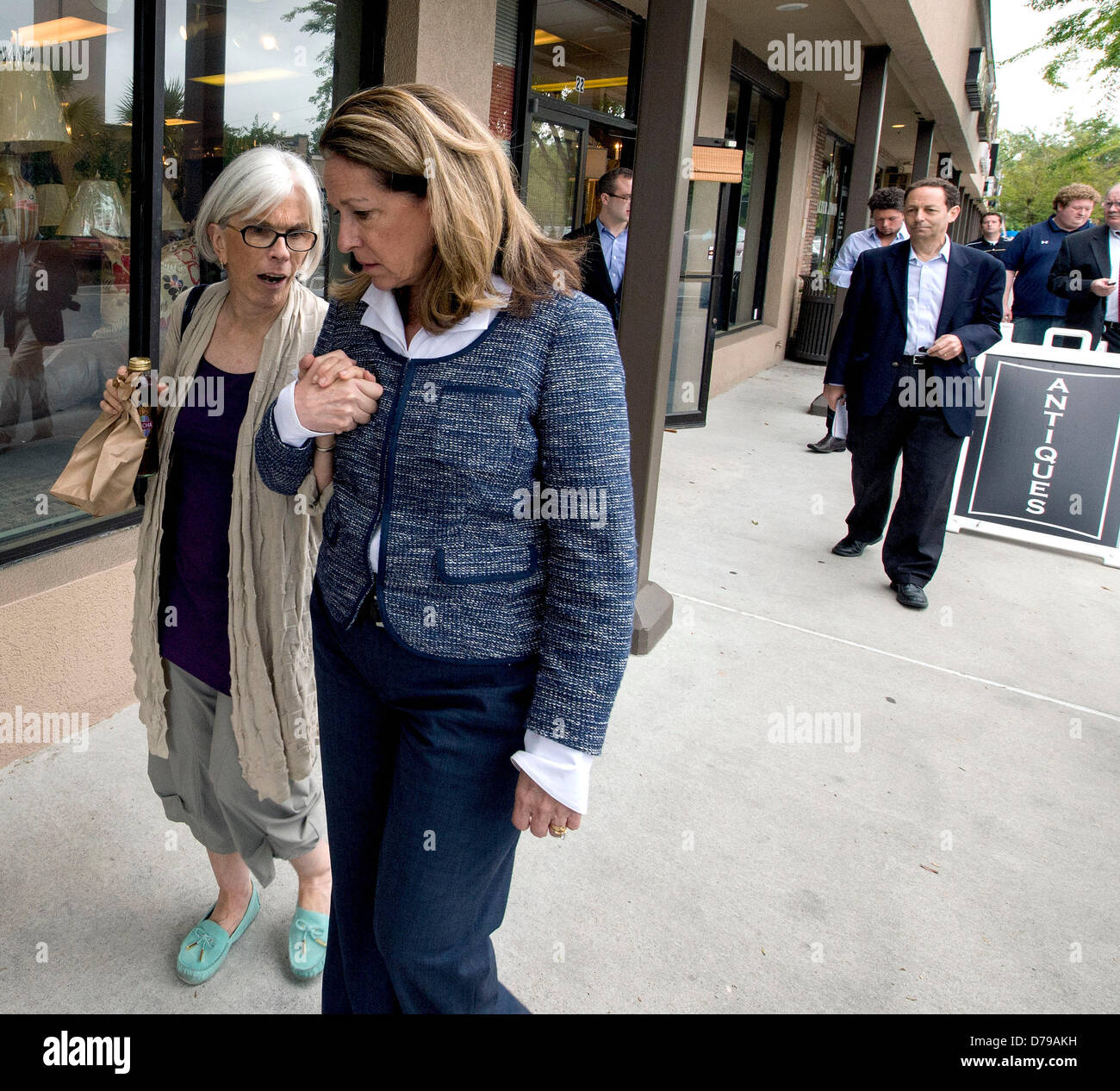 Charleston, South Carolina, USA. 1st May 2013. Trailed by members of ...