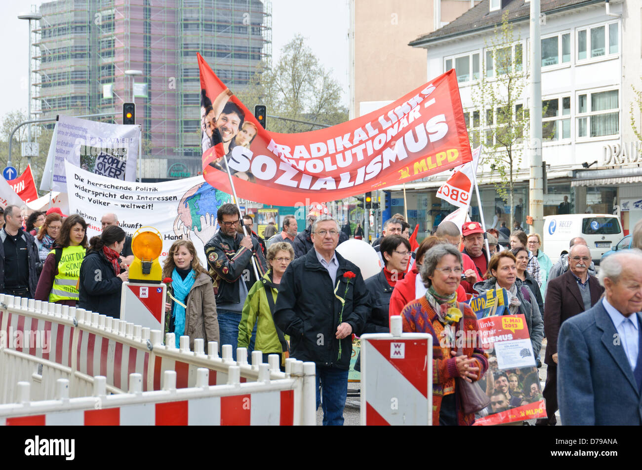 Heilbronn, Germany. 1st May 2013. Labour Day demonstration 2013 in ...