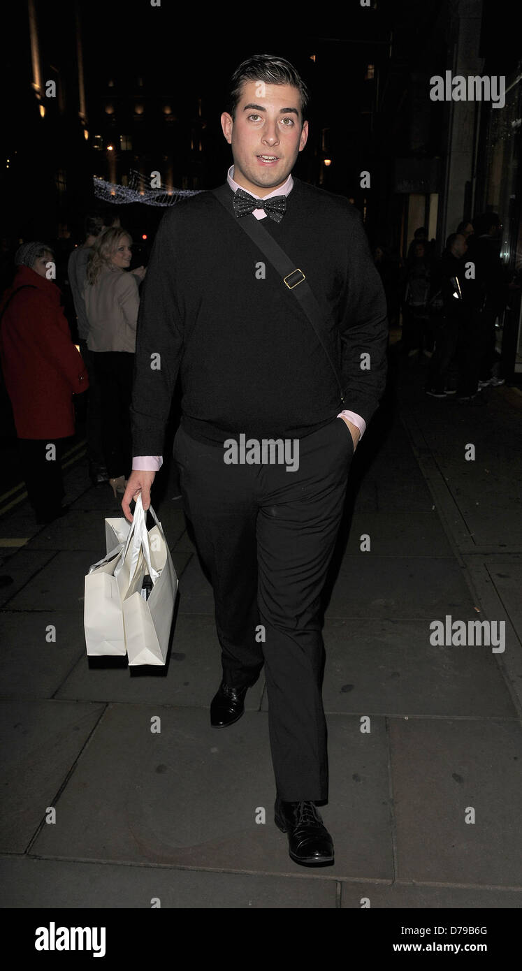James Argent at 'A night with Nick' in aid of The Stroke Associaton ...