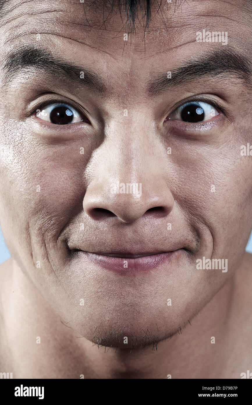 Chinese men face camera smiling High Resolution Stock Photography and ...