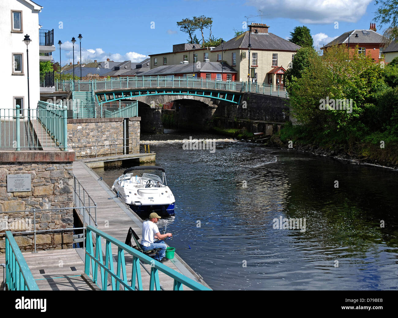 Fishing, Cast Iron Bridge, Kesh. Lower Lough Erne, County Fermanagh ...