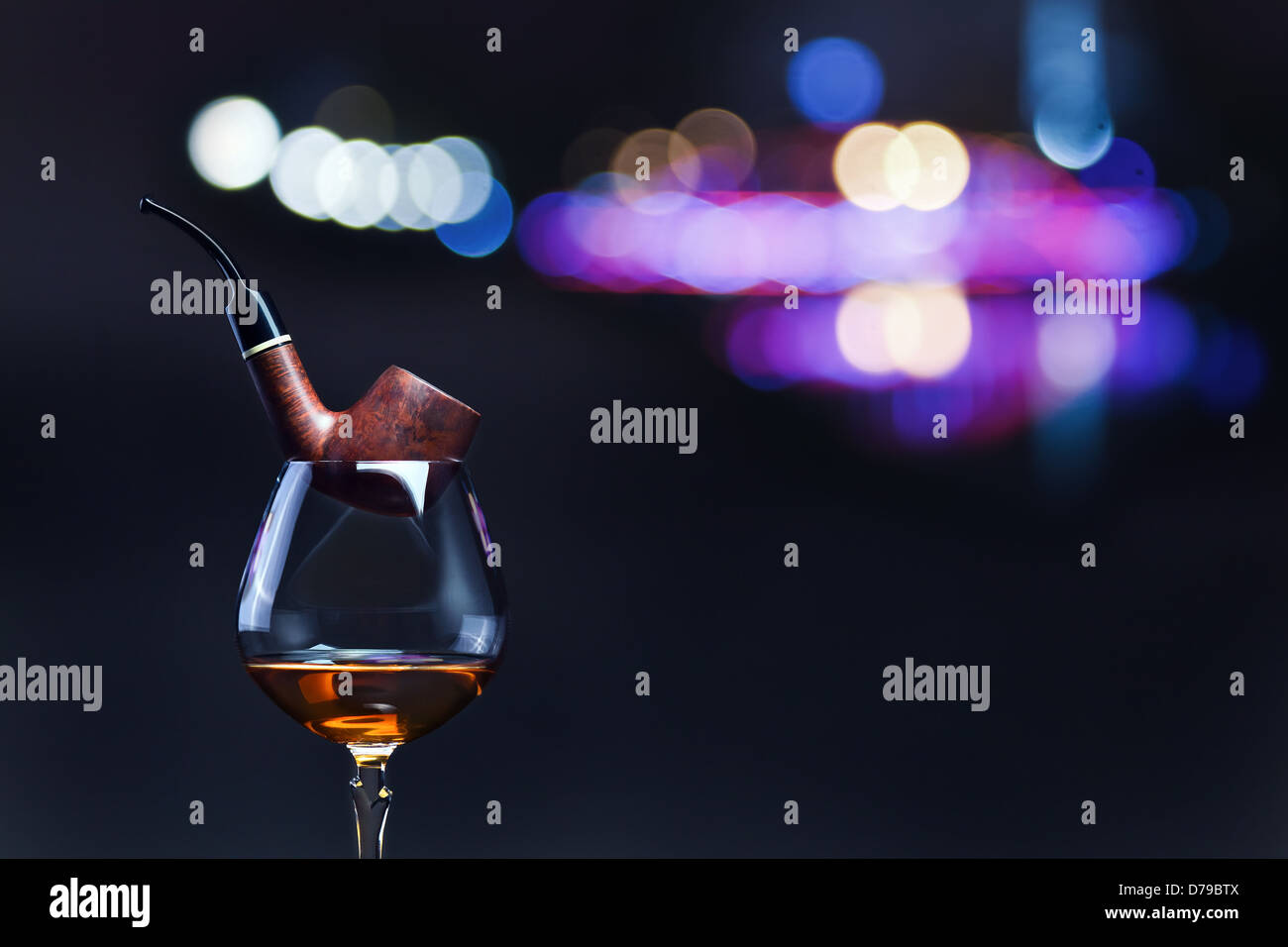 Pipe tobacco brandy cognac hi-res stock photography and images - Alamy