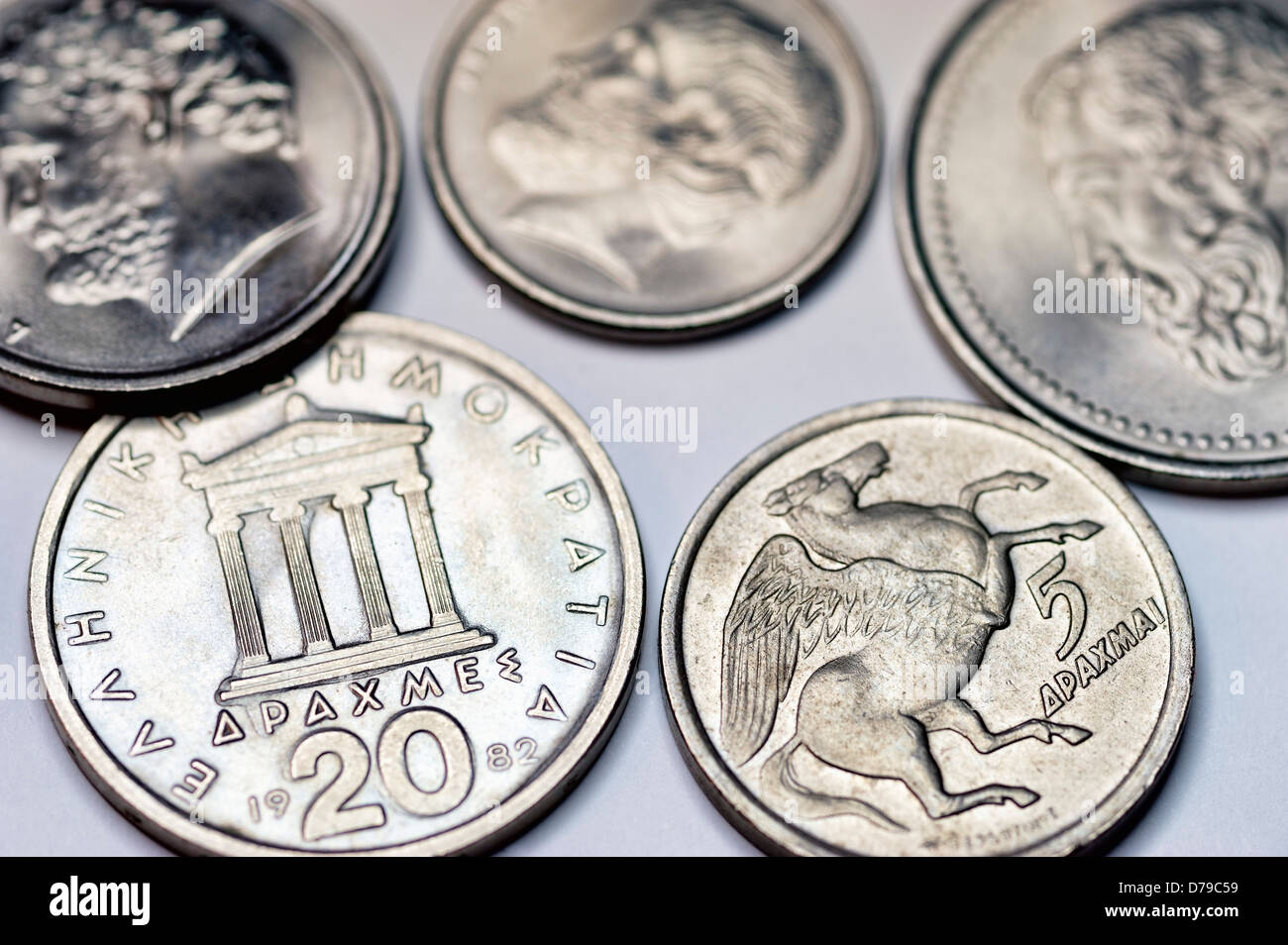 Griechische drachme hi-res stock photography and images - Alamy