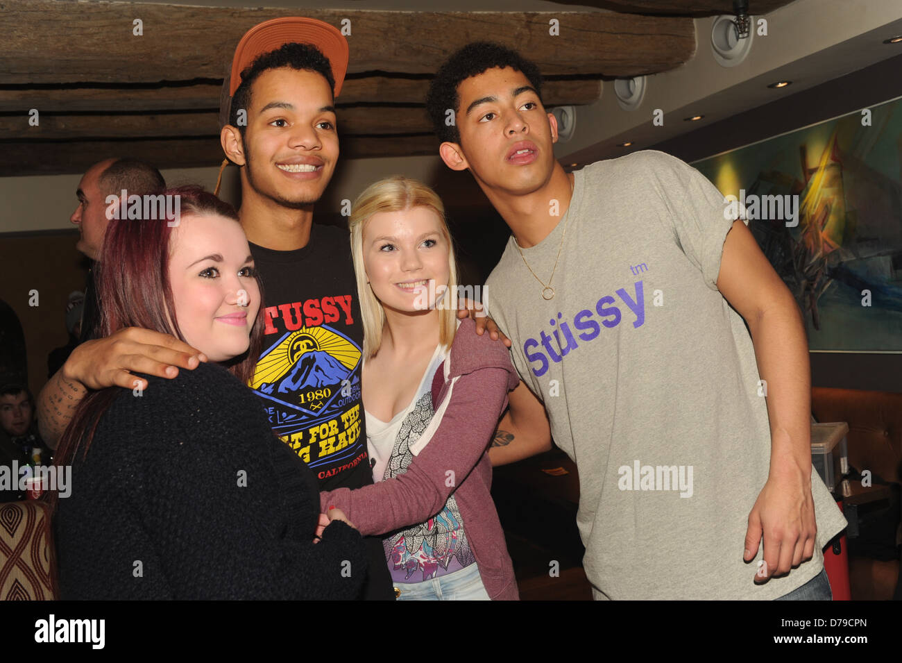 Harley sylvester alexander sule jordan rizzle hi-res stock photography ...