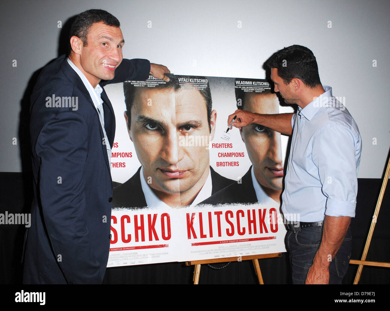 Vitali Klitschko and Wladimir Klitschko Los Angeles premiere of ...
