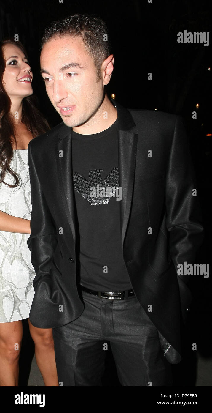 Vincent Simone Strictly Come Dancing celebrities enjoy a dinner at ...