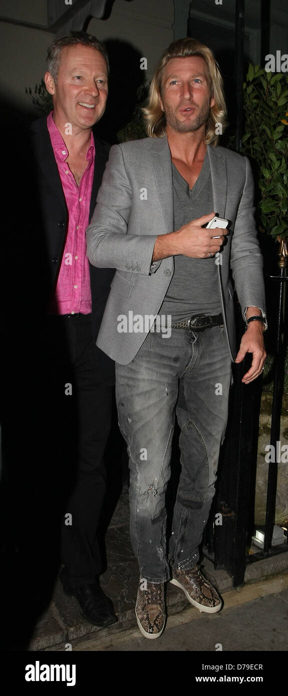 Rory Bremner and Robbie Savage Strictly Come Dancing celebrities enjoy ...