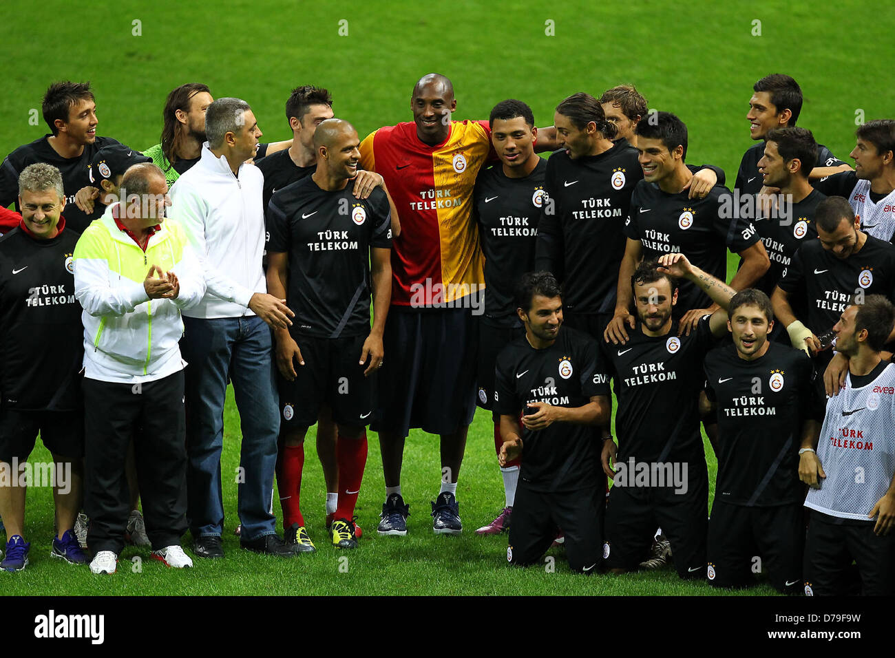 NBA basketball star Kobe Bryant visits Turkish football team ...