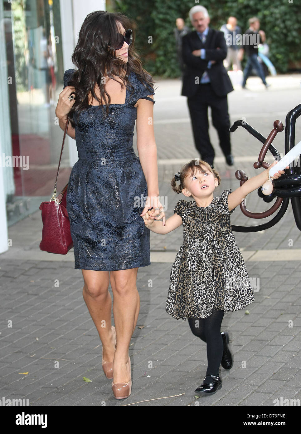 Myleene Klass and daughter Ava Klass The Lion King 3D UK premiere ...