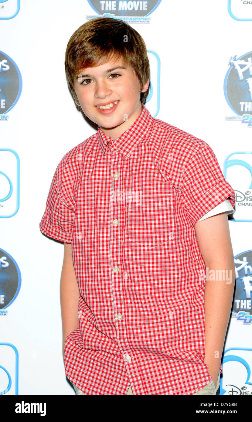 Theo Stevenson The UK premiere of Disney's 'Phineas and Ferb: Across ...