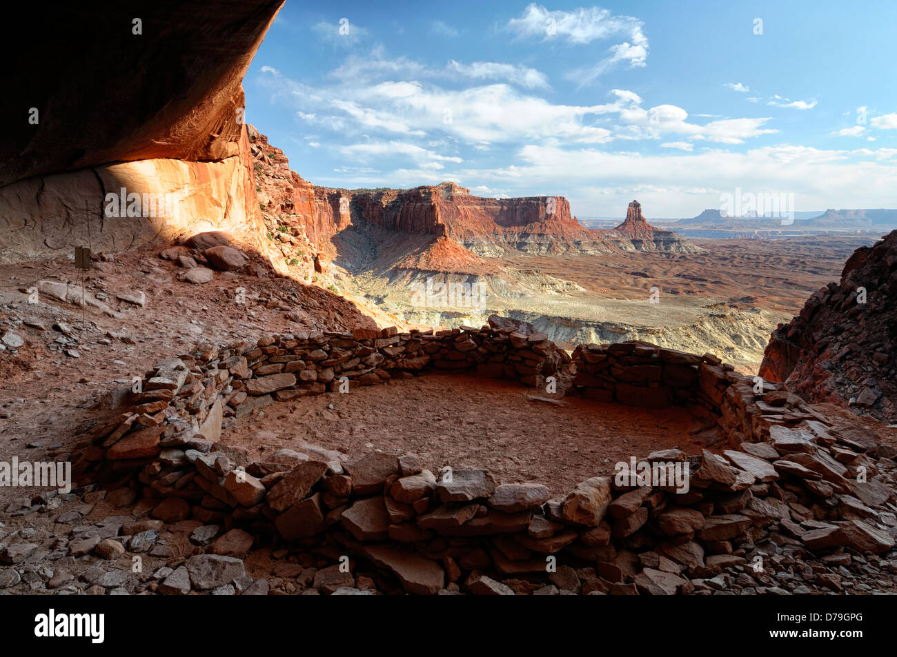 False Kiva Native American structure Island in the Sky District ...