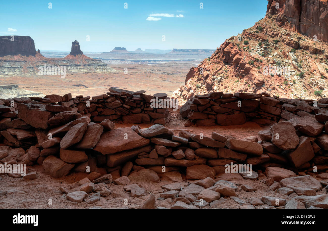 False Kiva Native American structure Island in the Sky District ...