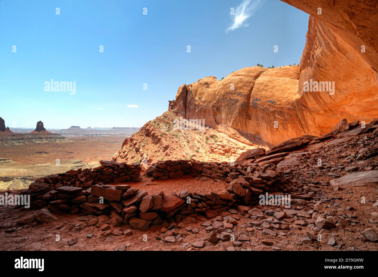 False Kiva Native American structure Island in the Sky District ...