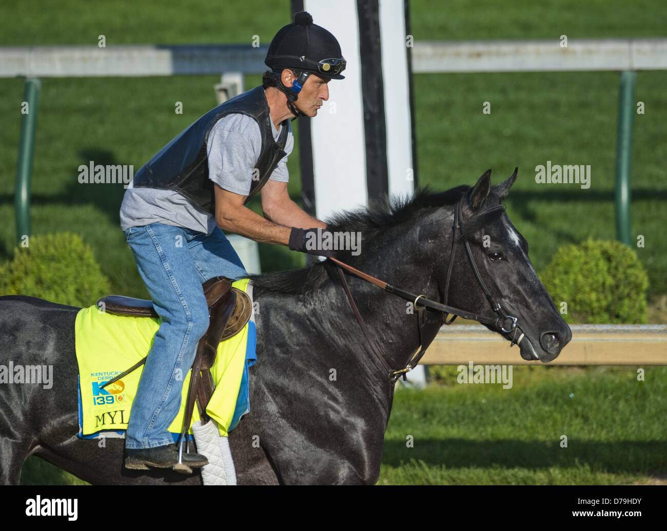 Louisville, Kentucky, USA. 1st May 2013. Mylute, trained by Tom Amoss ...