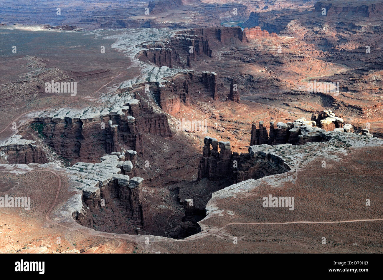 White rim Island in the sky section viewed from green river overlook ...