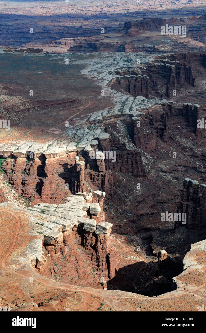 White rim Island in the sky section viewed from green river overlook ...