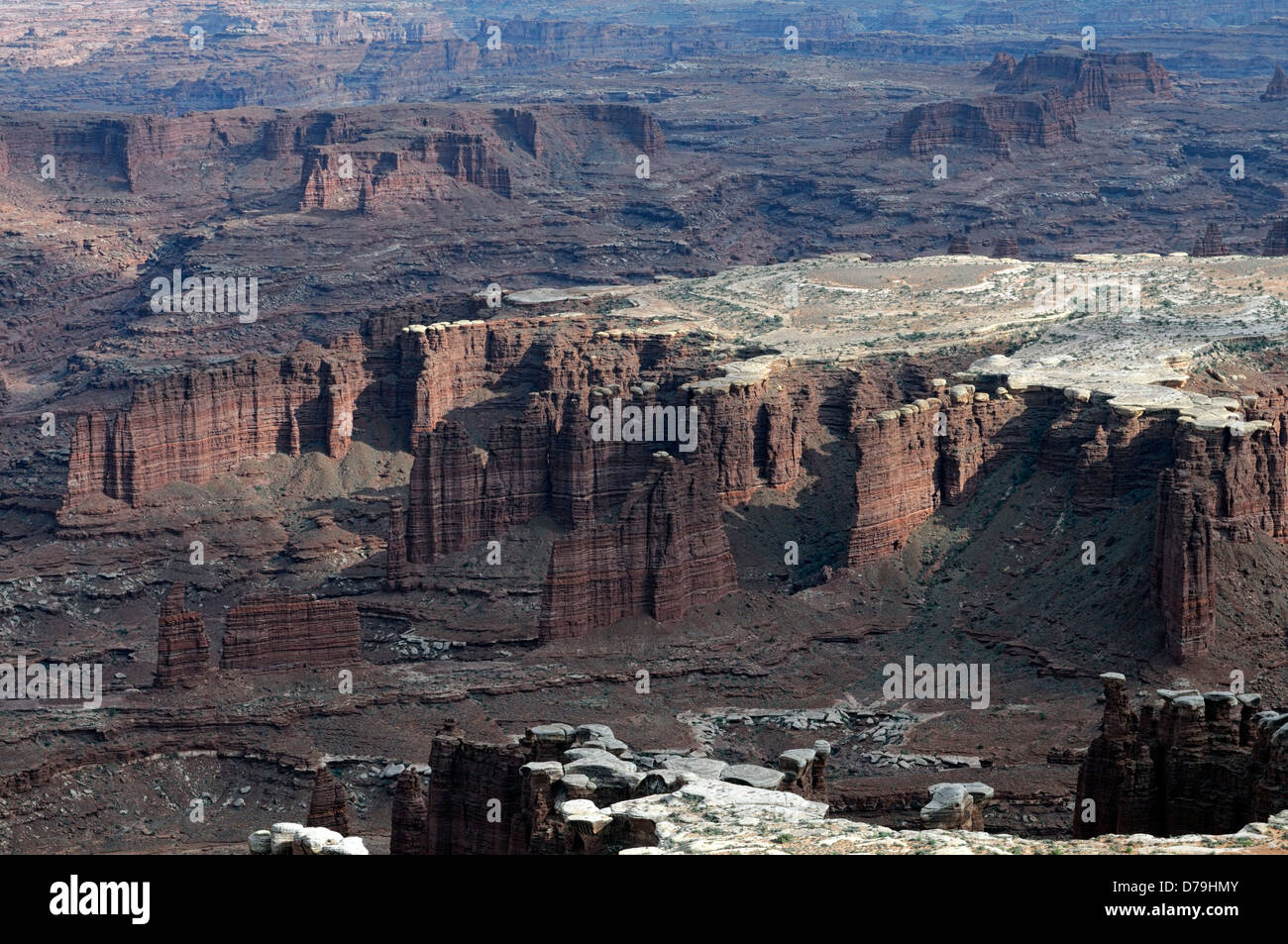 White rim Island in the sky section viewed from green river overlook ...