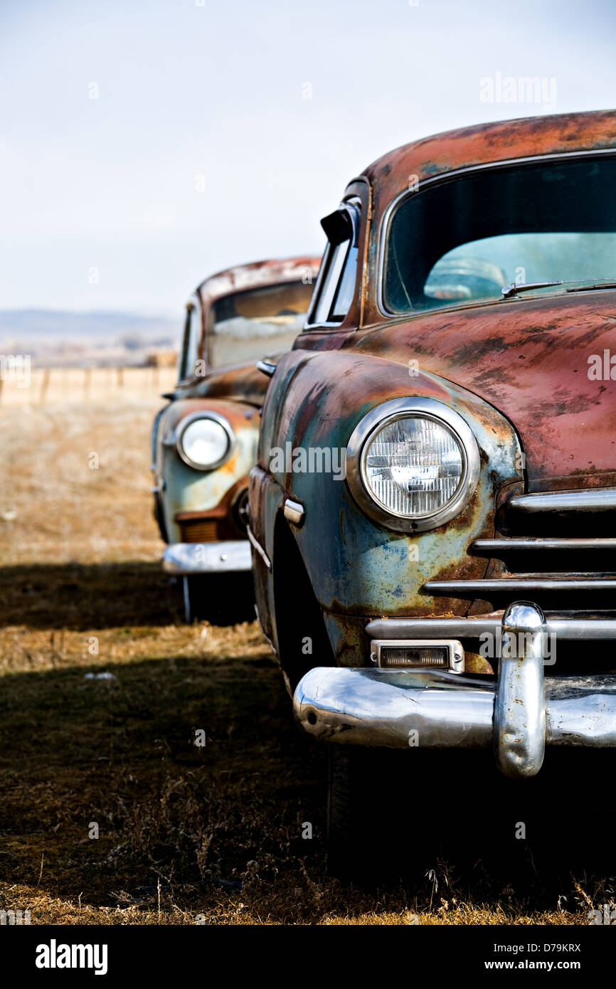Two american classic cars hi-res stock photography and images - Alamy