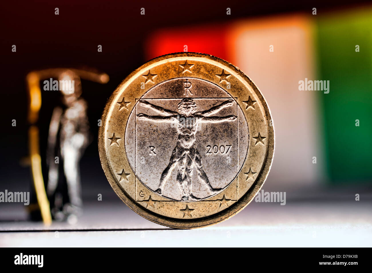 Italian euro coins hi-res stock photography and images - Alamy