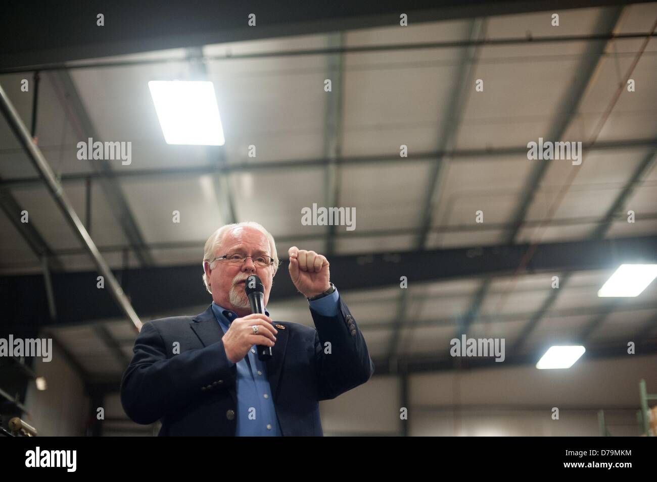 May 1, 2013 - Tucson, Arizona, U.S - Rep. RON BARBER (D-Ariz.) toured ...