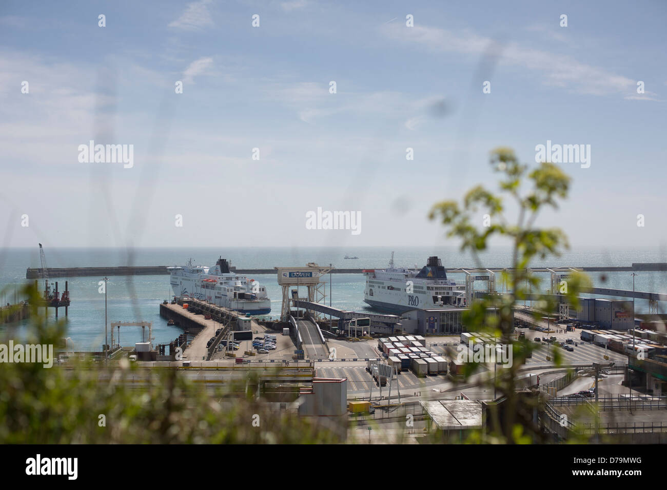 Port of Dover, in England Stock Photo - Alamy