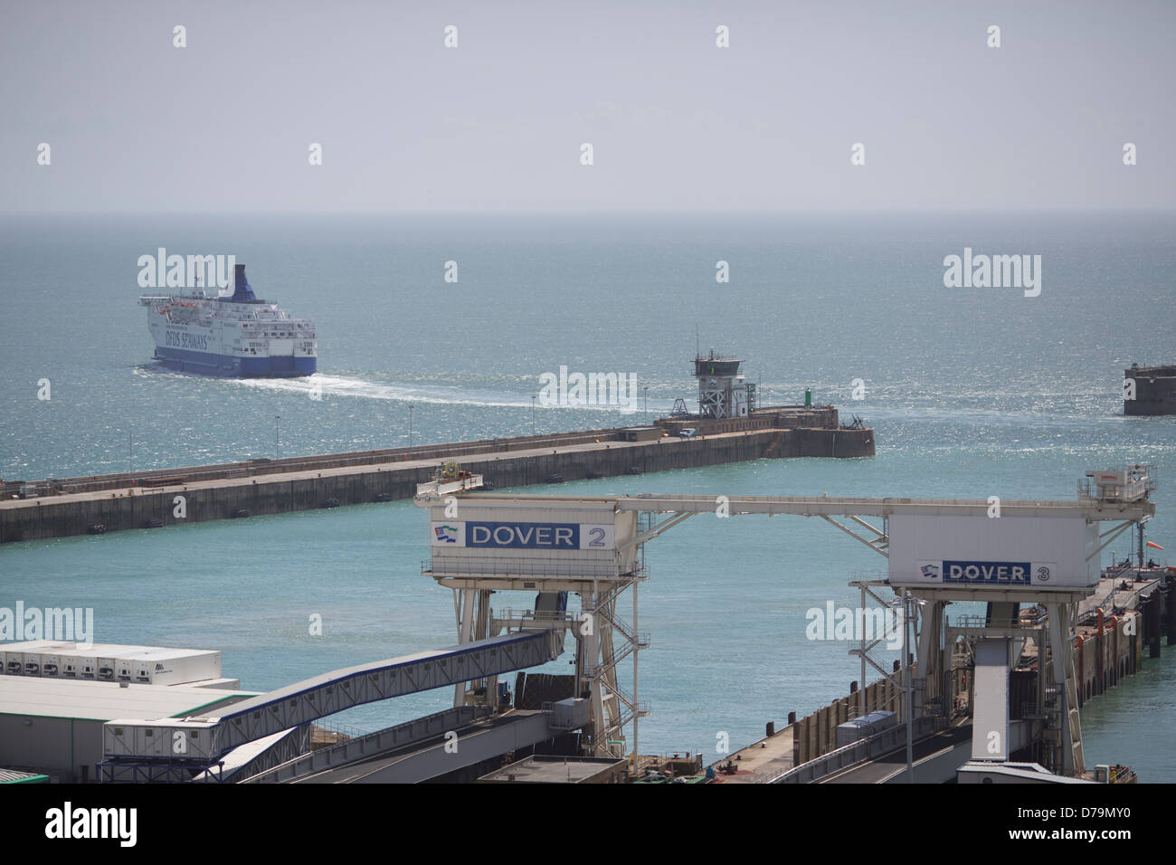 Port of Dover, in England Stock Photo - Alamy