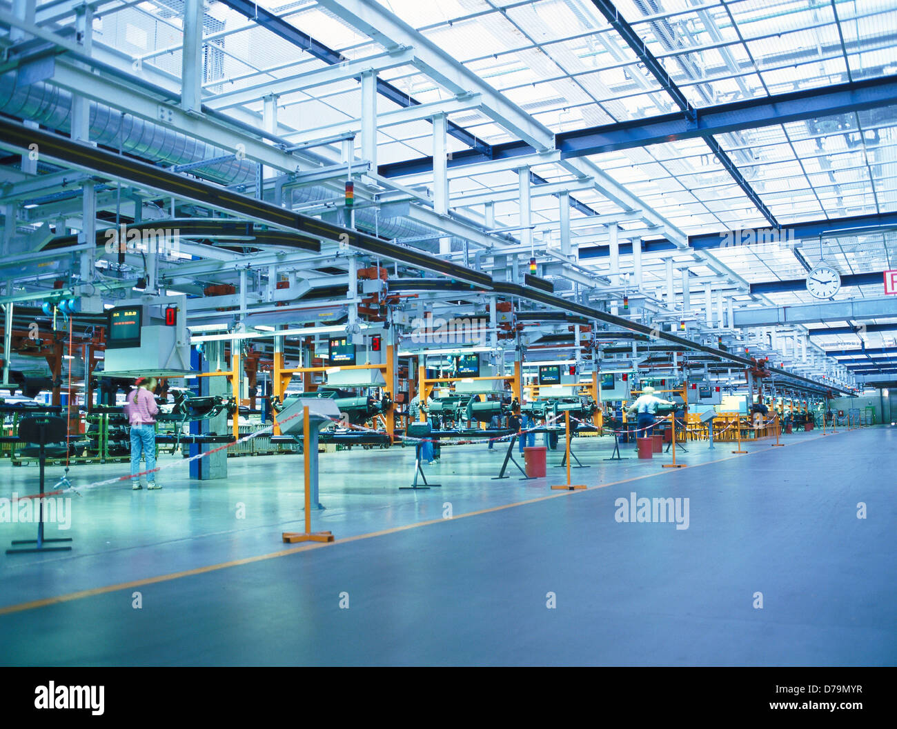 Car industry production hall module assembly Stock Photo - Alamy